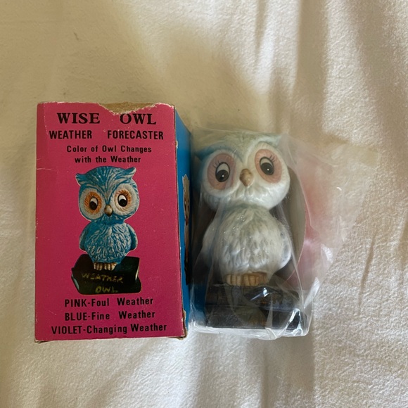 Vintage | Other | Vintage Wise Weather Owl Figurine | Poshmark